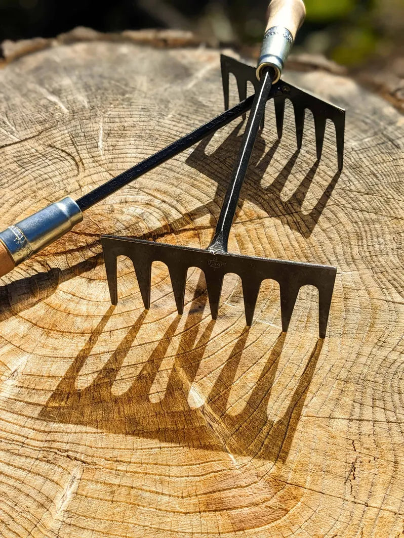 Hand Rake, Hand Forged Garden Tool – Homestead Iron, LLC